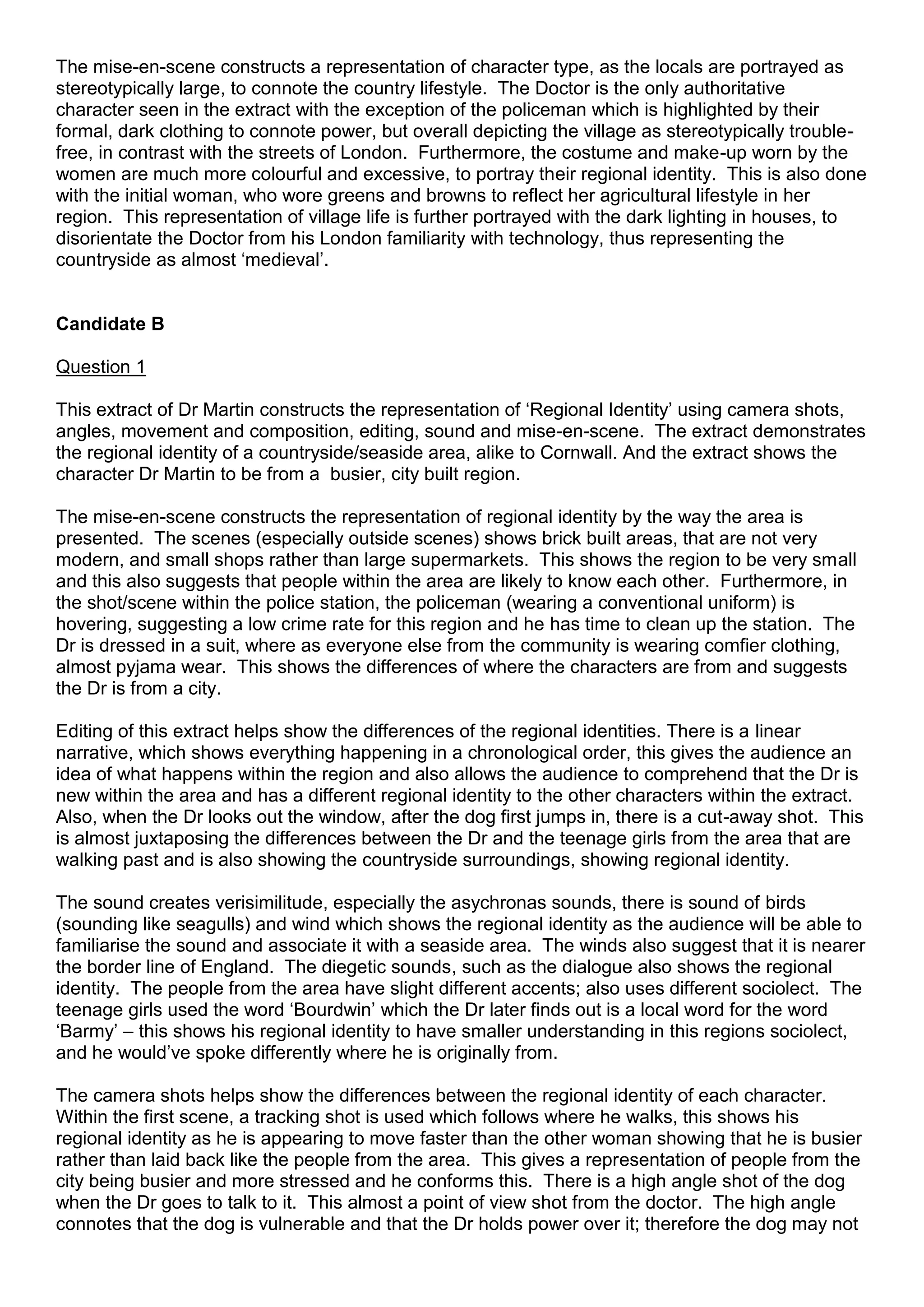 Model answers RI | PDF