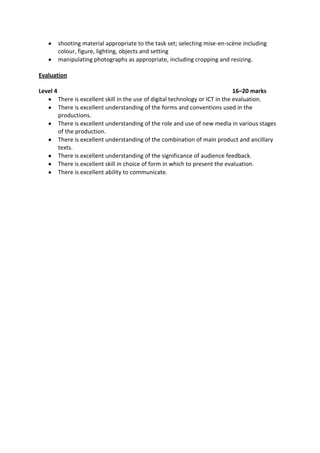 G324 advanced portfolio briefs and assessment criteria | PDF