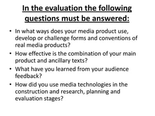 G324 evaluation | PPTX | Educational Assessment | Education