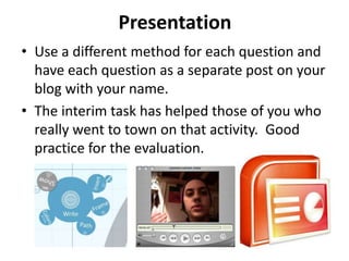 G324 evaluation | PPTX | Educational Assessment | Education