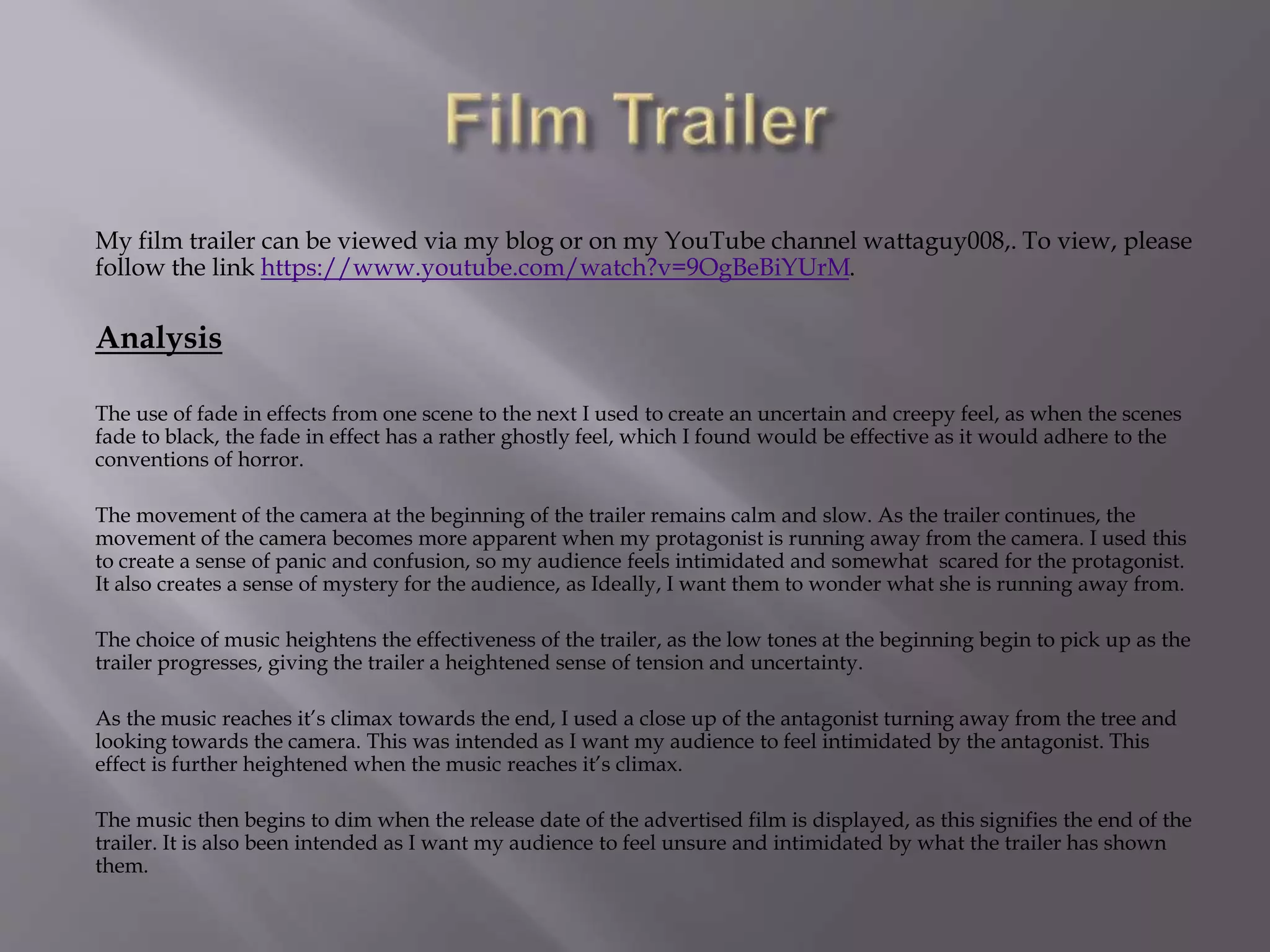 G324 media coursework assessment | PPT