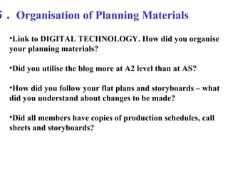 G325 section-a-reasearch and-planning | PPT