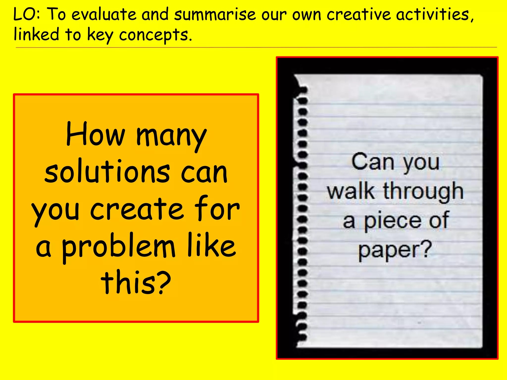 G325 1a - Creativity | PPT