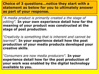 G325 1a Post Production | PPT