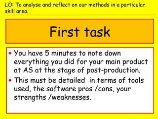 G325 1a Post Production | PPT