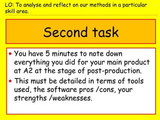 G325 1a Post Production | PPT