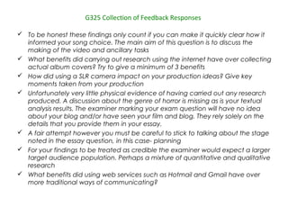 G325 Q1A Feedback | PPT
