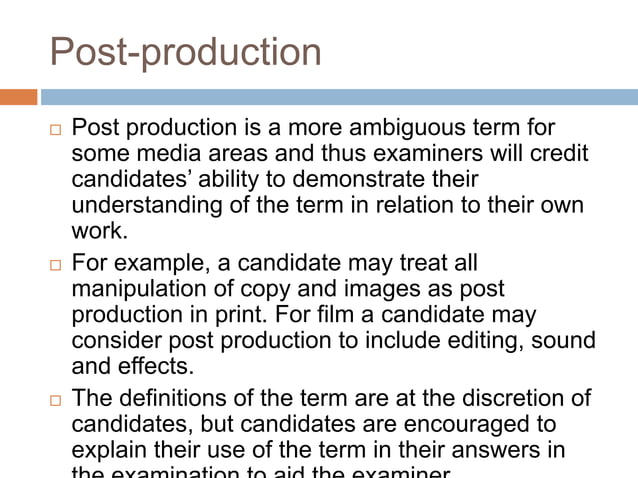 G325 revision preparation | PPTX