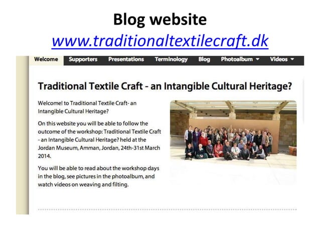 Textile terminologies and social networks | PPT