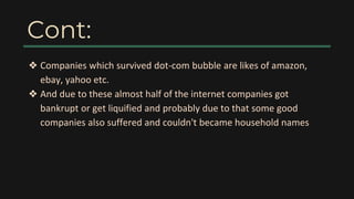Major Market Crises of History: Reason and Effect | PPTX