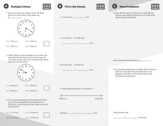 Time Worksheets Grade 3 Time.pdf | Homework and Study | Education