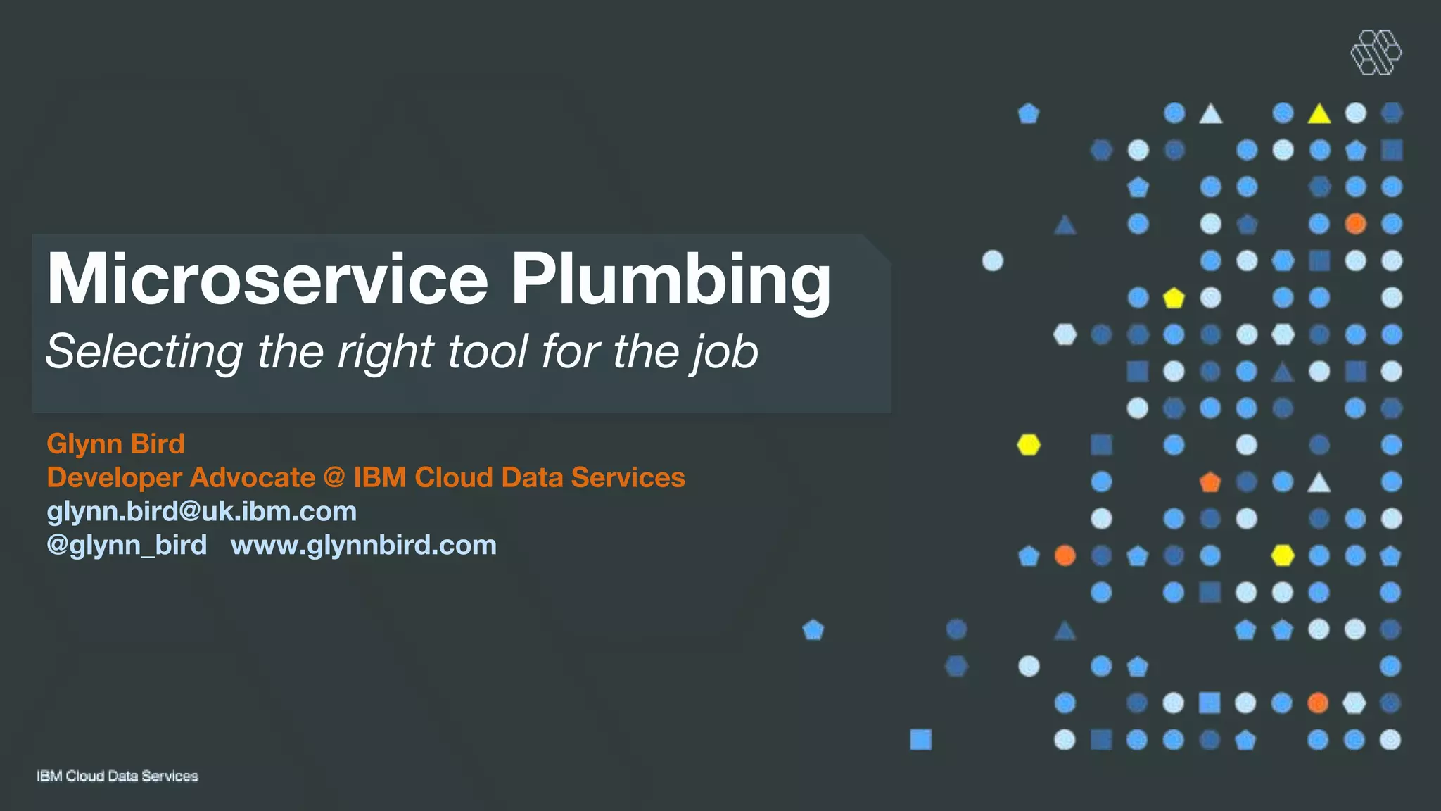 Microservice Plumbing Glynn Bird Codemotion Rome 2017 Ppt 