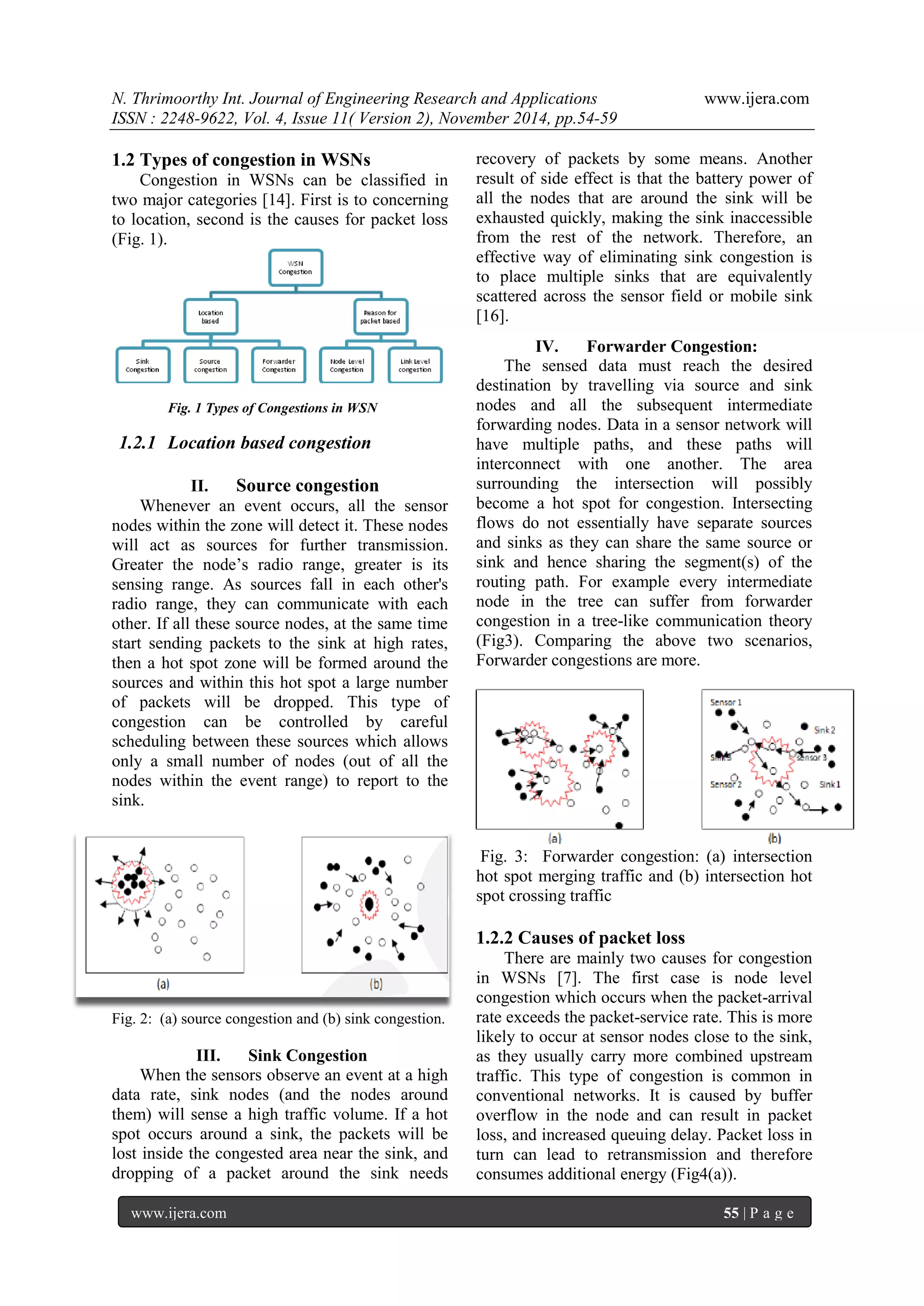 A Review on Congestion control Mechanisms in Wireless Sensor Networks | PDF