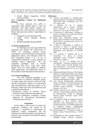 A Review on Congestion control Mechanisms in Wireless Sensor Networks | PDF | Internet of Things ...