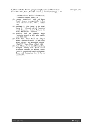 A Review on Congestion control Mechanisms in Wireless Sensor Networks | PDF | Internet of Things ...