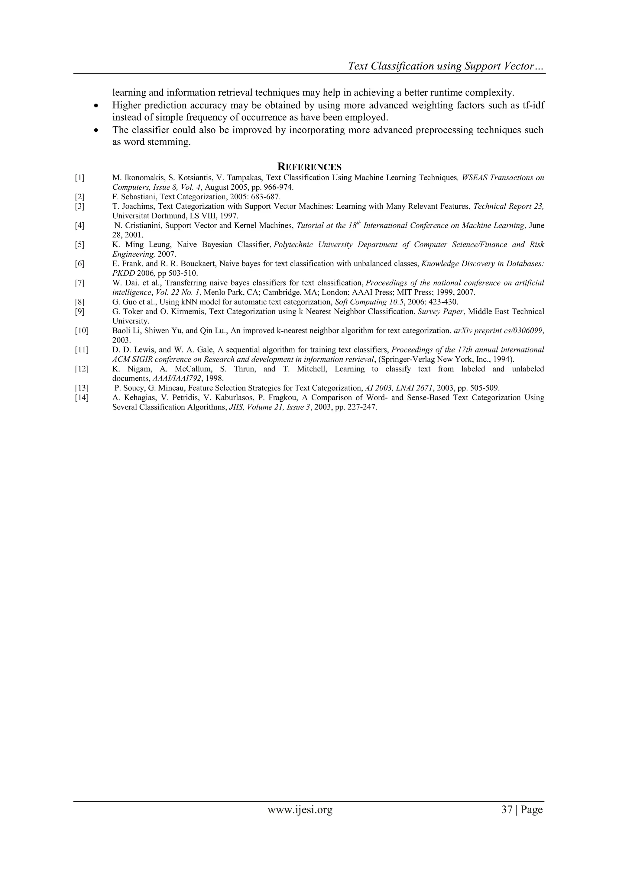 Text Classification Using Support Vector Machine Pdf 3750