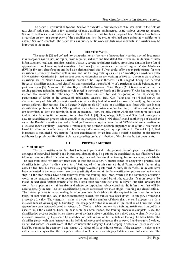 Text Classification using Support Vector Machine | PDF