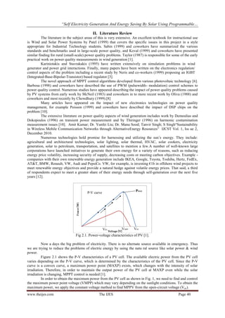 Self Electricity Generation and Energy Saving By Solar Using ...
