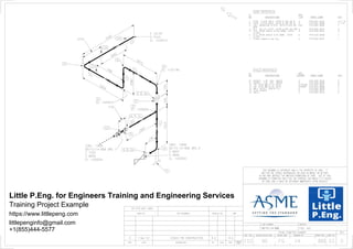Piping design Training Project Example ISOs | PDF