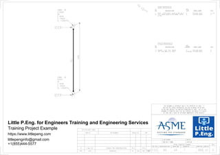 Piping design Training Project Example ISOs | PDF
