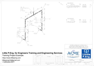 Piping design Training Project Example ISOs | PDF
