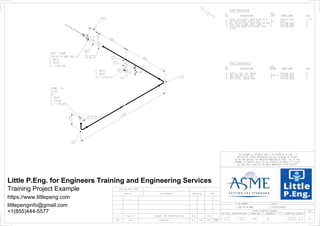 Piping design Training Project Example ISOs | PDF
