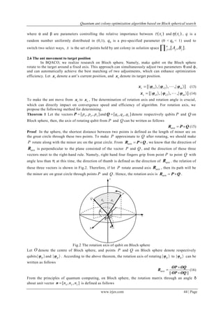 Quantum ant colony optimization algorithm based onBloch spherical search | PDF