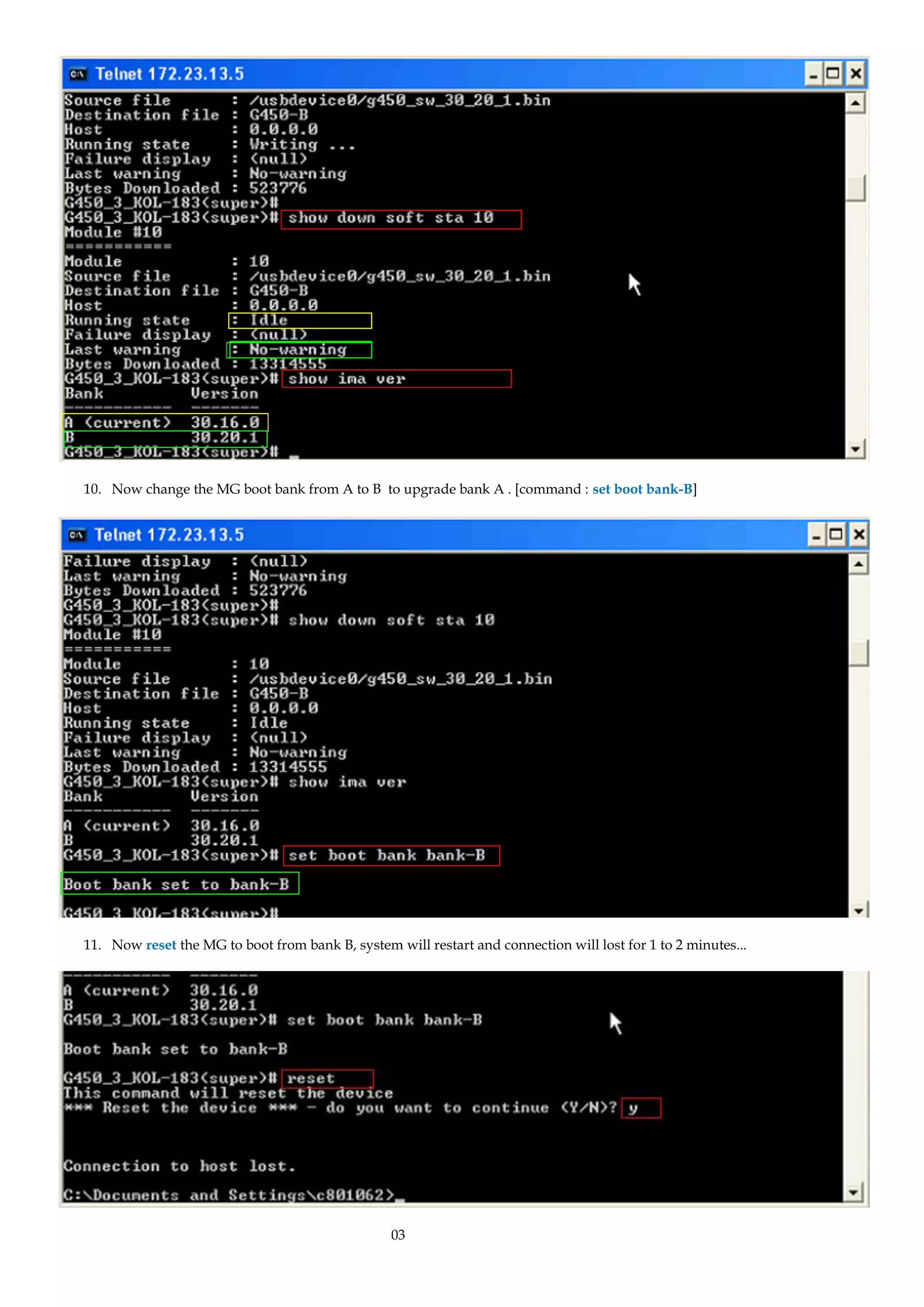 G450 fwup activity | PDF