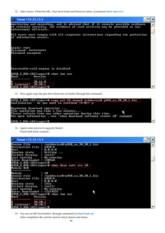 G450 fwup activity | PDF