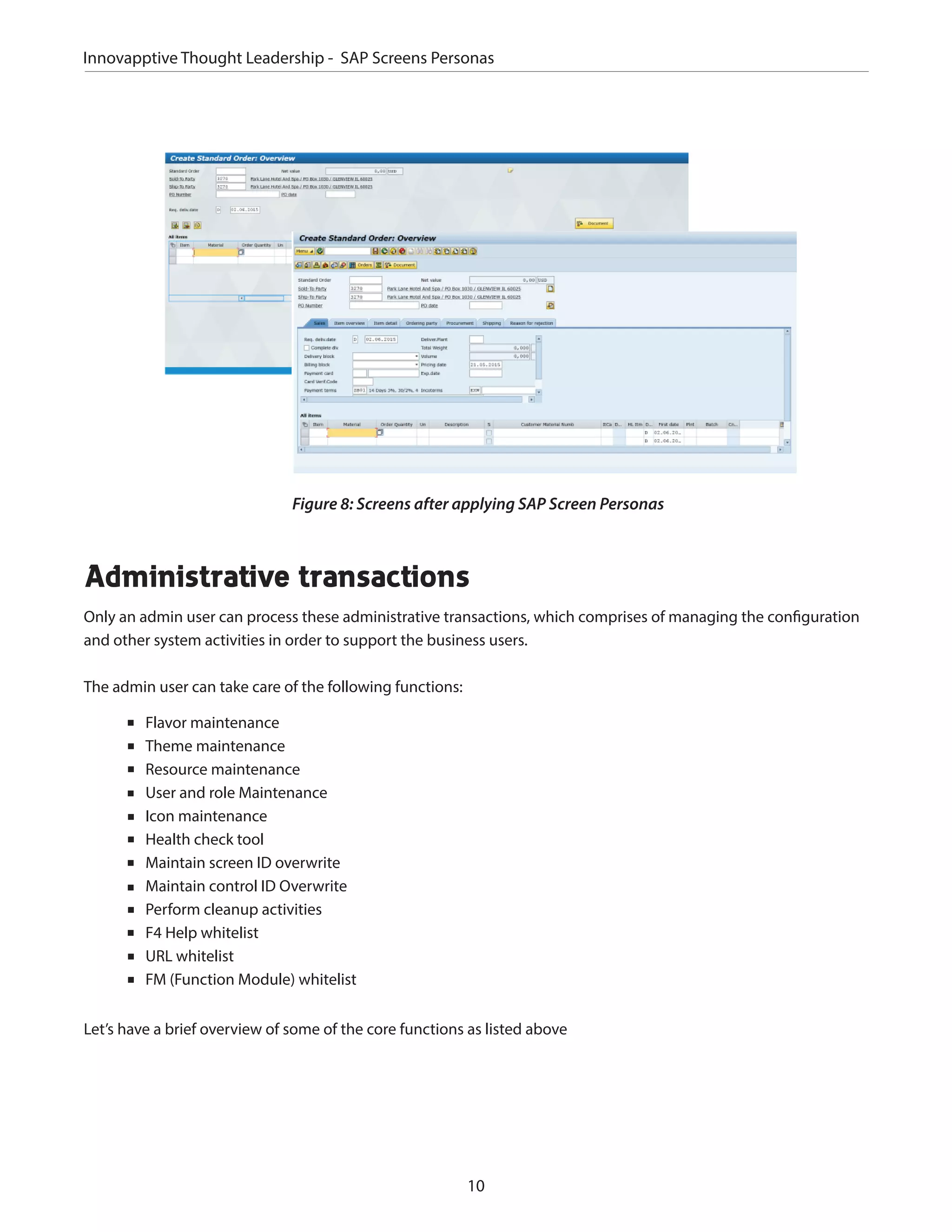 SAP Screen Personas – Provide the right information to the right users ...