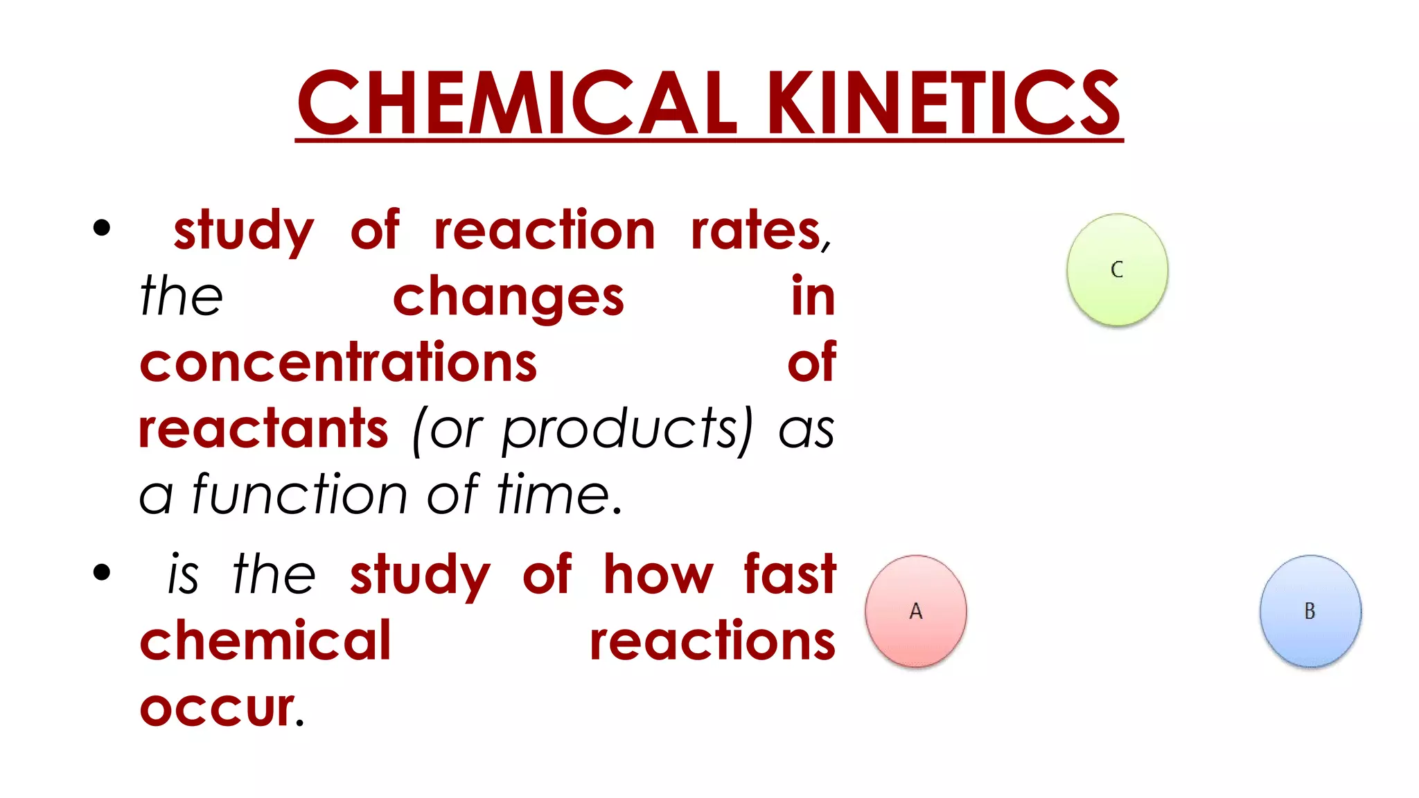 Chemical kinetics | PPT