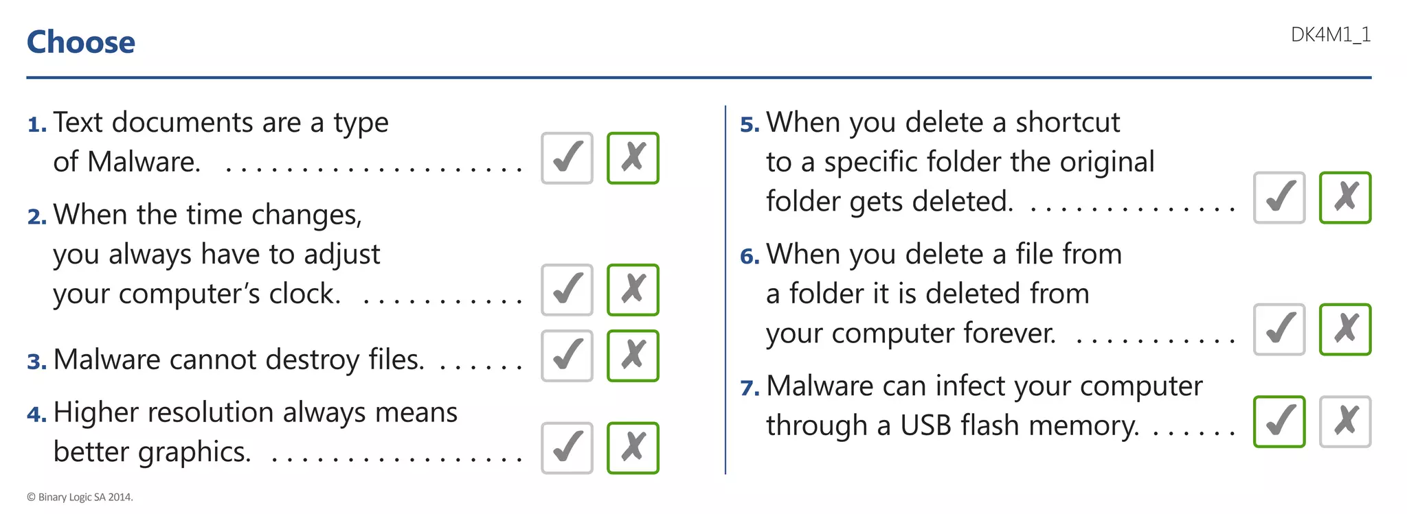 G4 computer grade 4 module test booklet_keys | PDF
