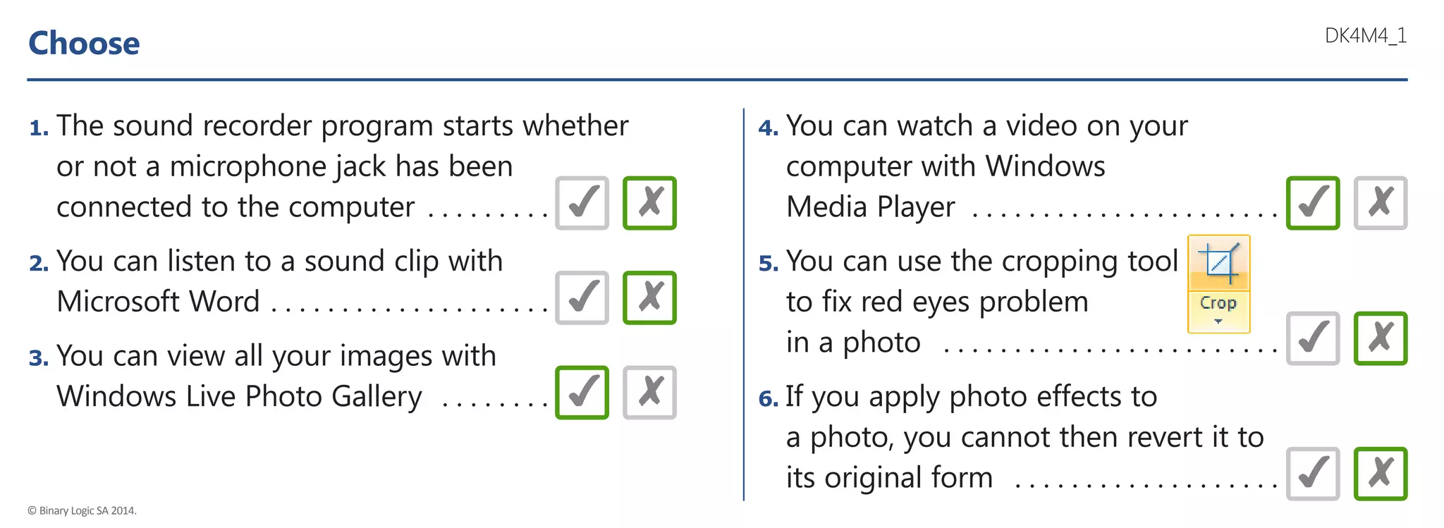 G4 computer grade 4 module test booklet_keys | PDF