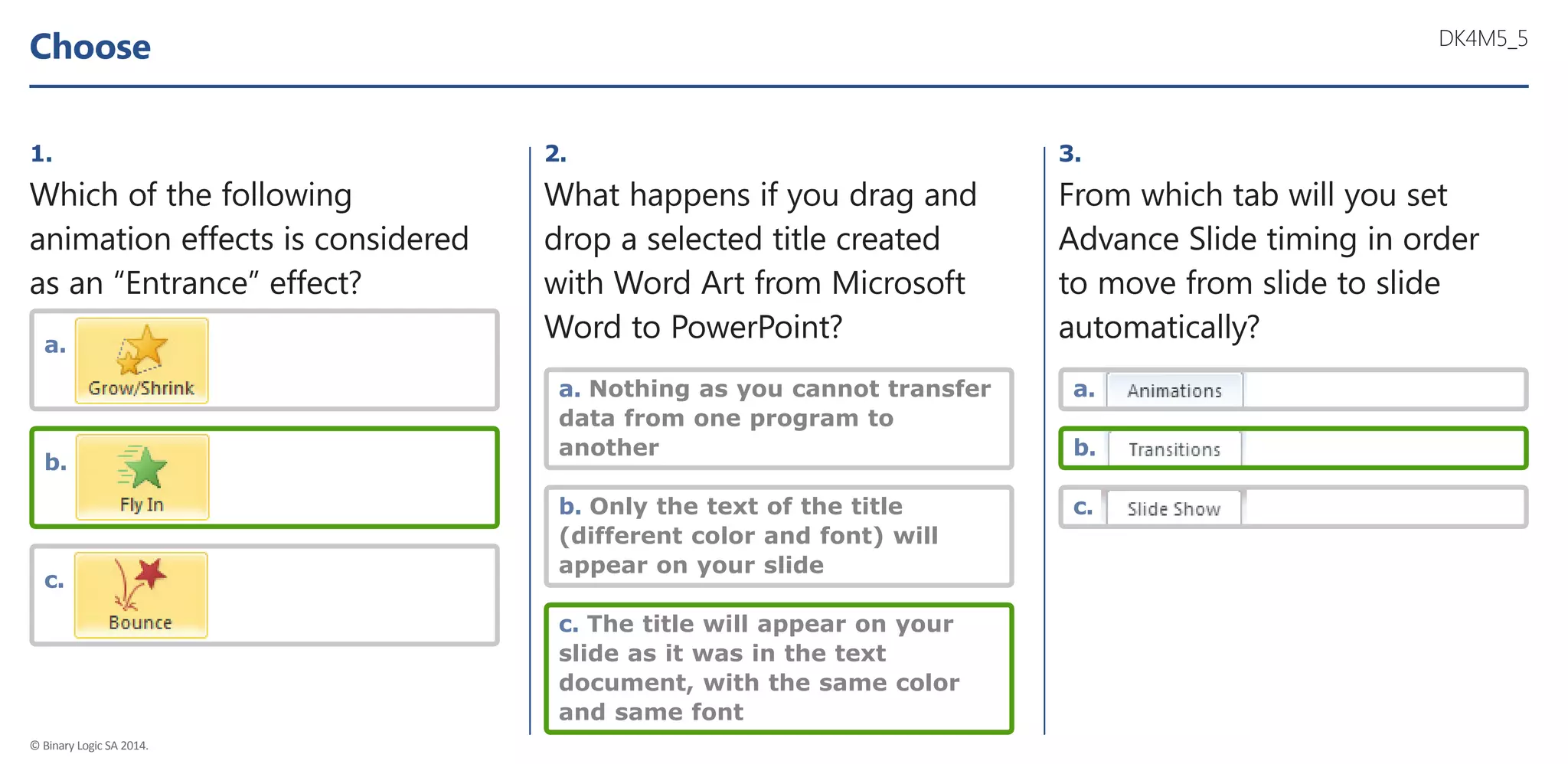 G4 computer grade 4 module test booklet_keys | PDF