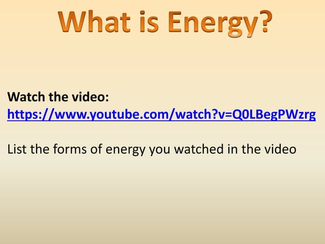 Grade 4 science: What are some Forms of Energy? .pptx | Physics | Science
