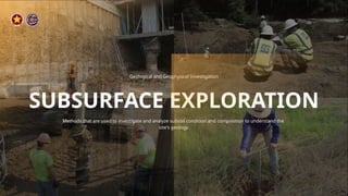 Comprehensive Geological and Geophysical Investigation Methods in Civil ...