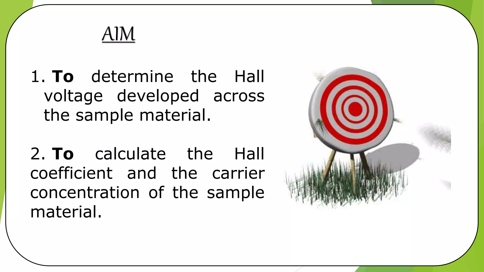 Hall effect Experiment | PPTX