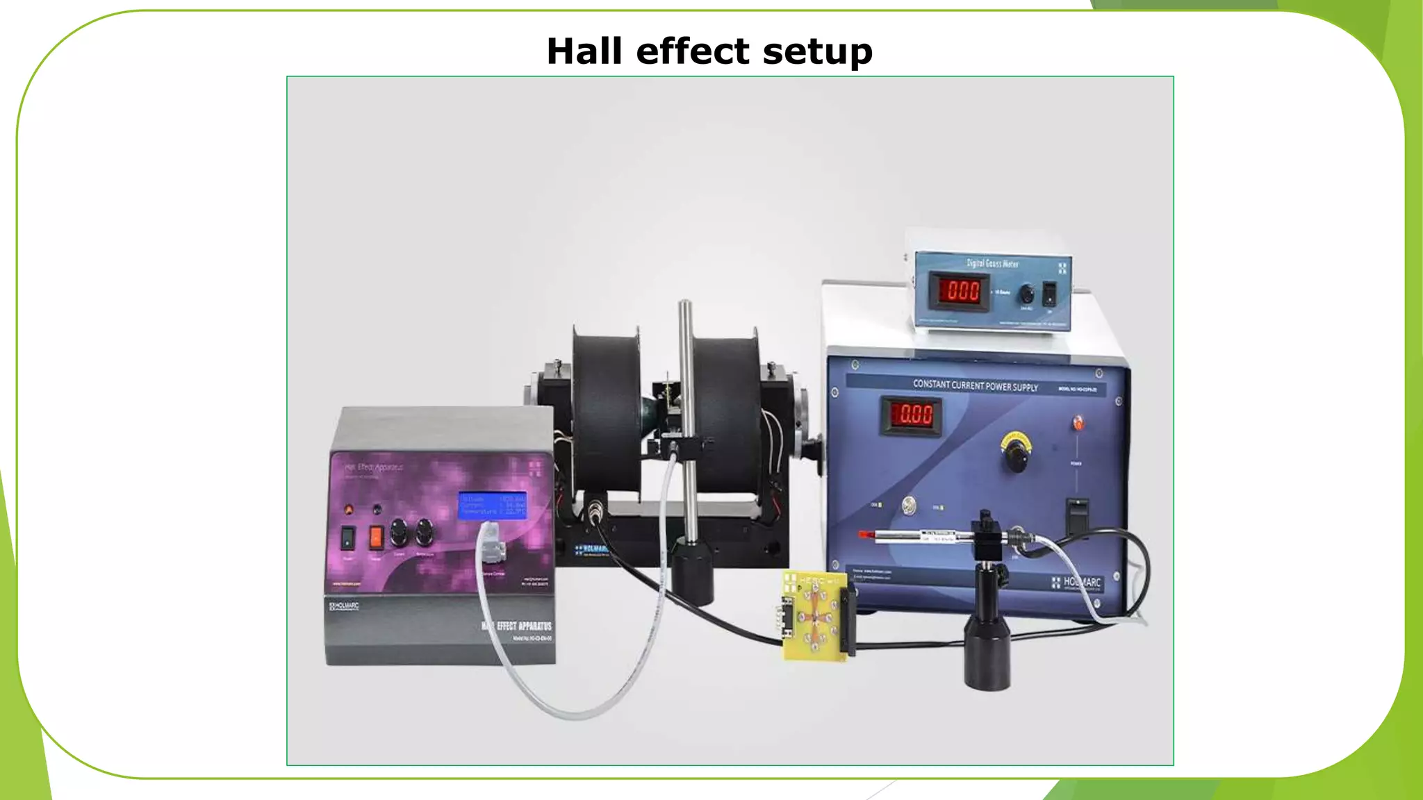 Hall effect Experiment | PPTX