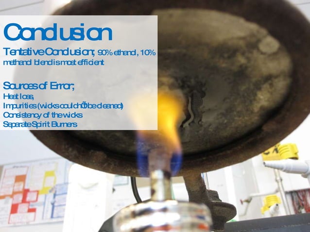 G4 heat efficiency ethanol methanol fuel blexdnds | PPT