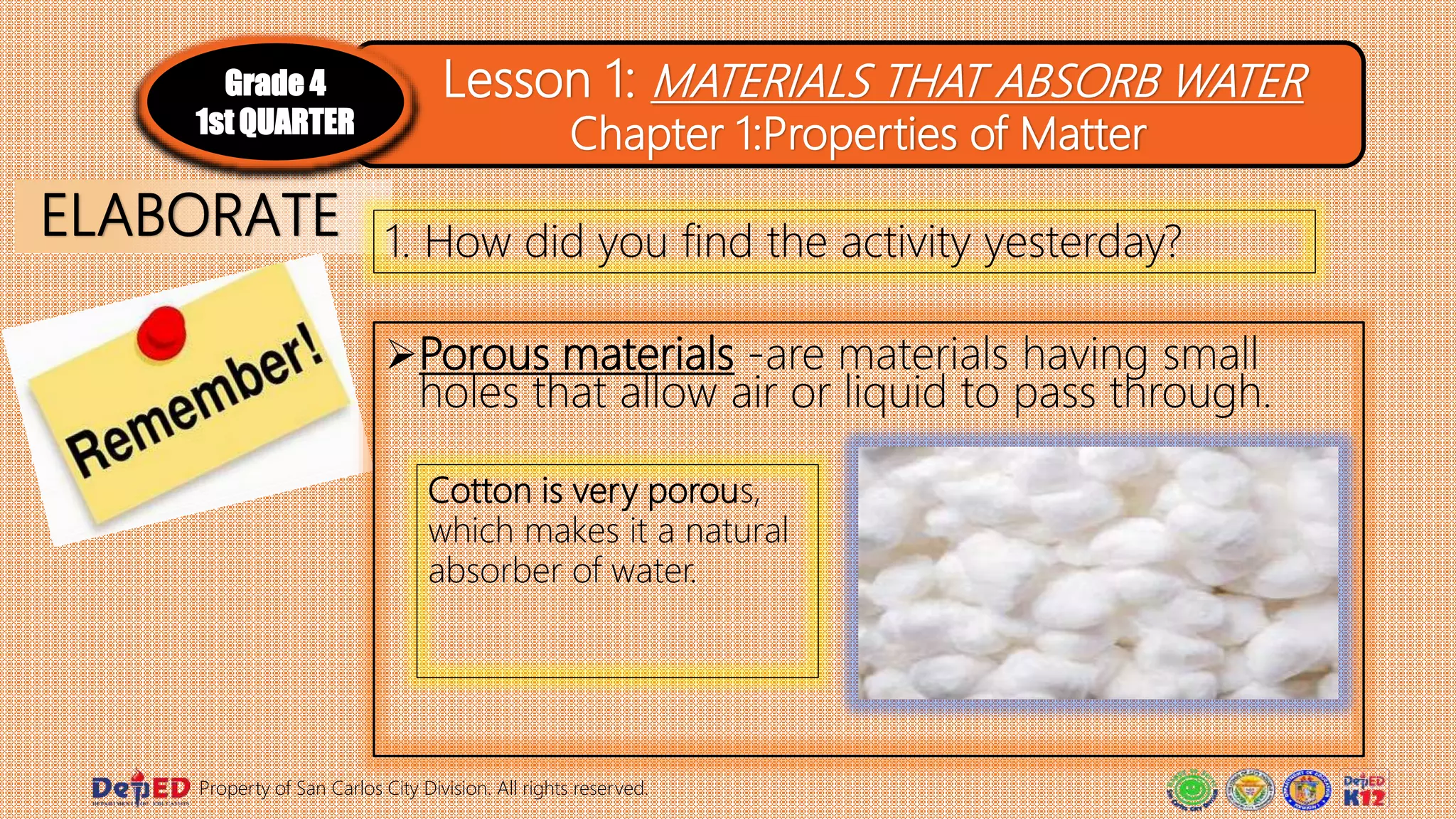 Science Grade 4 Lesson 1 Day 1 to 2 | PPTX