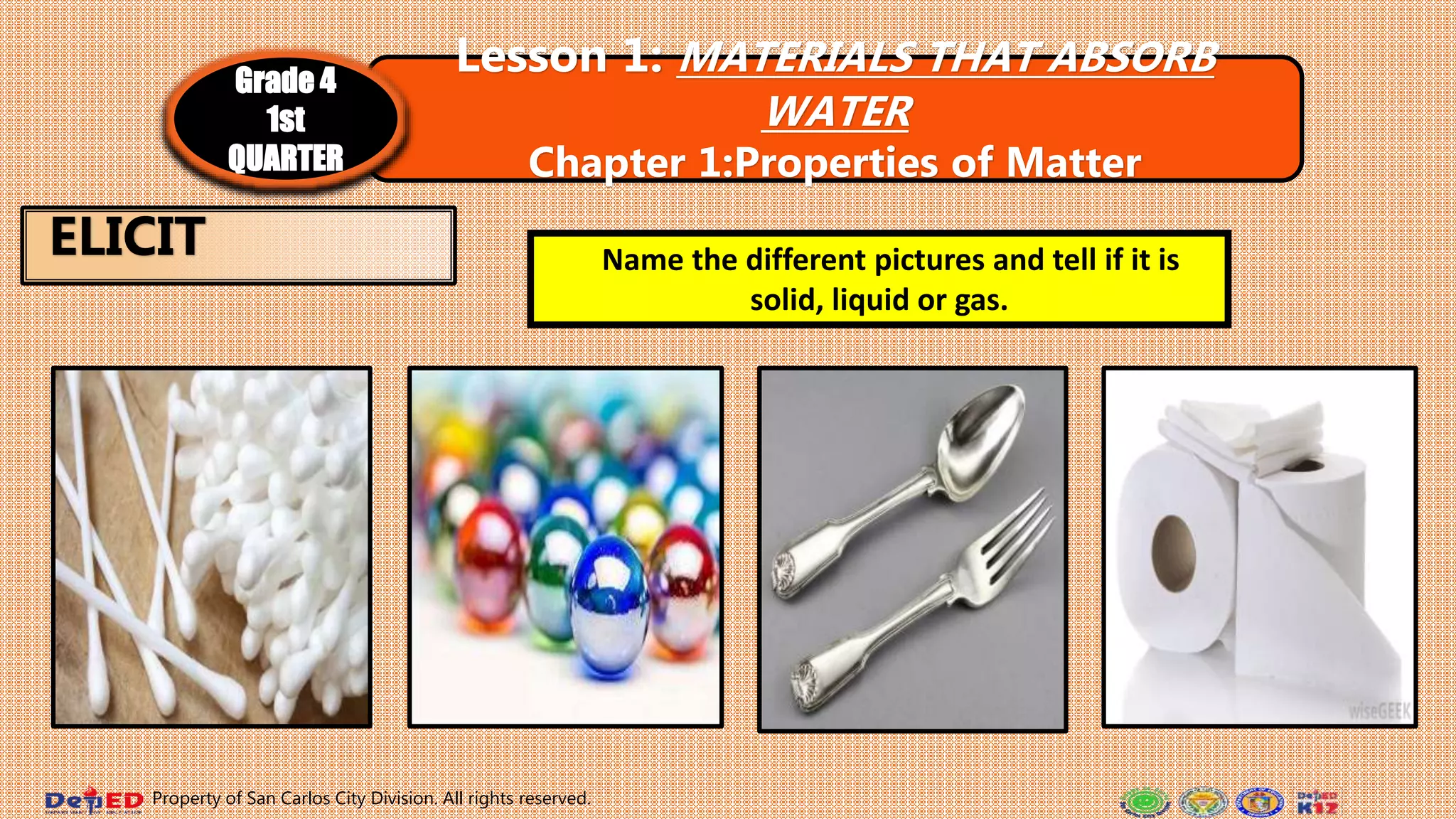 Science Grade 4 Lesson 1 Day 1 to 2 | PPTX