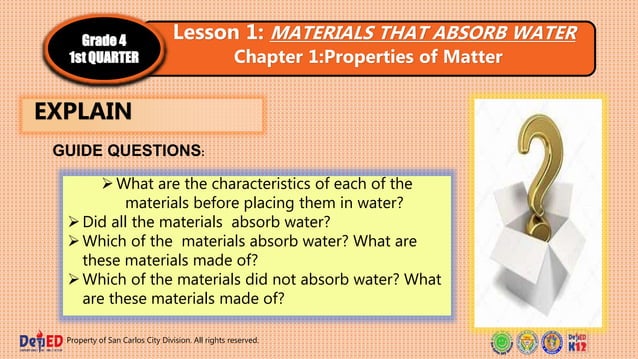 Science Grade 4 Lesson 1 Day 1 to 2 | PPTX