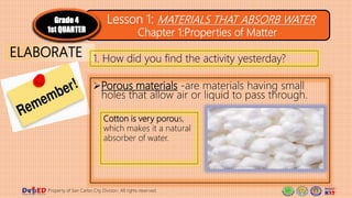 Science Grade 4 Lesson 1 Day 1 to 2 | PPTX