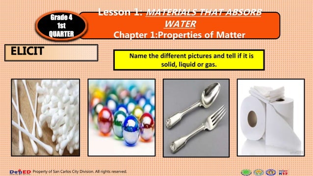 Science Grade 4 Lesson 1 Day 1 to 2 | PPTX