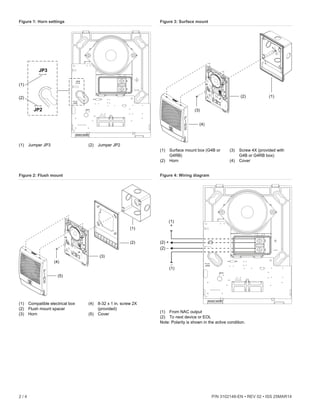 Edwards Signaling G4LFRF-H Installation Manual | PDF | Home Appliances ...