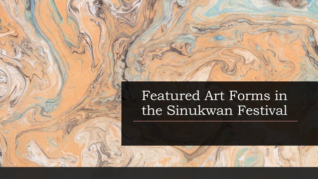 G4 MAPEH Featured Art Forms in the Sinukwan Festival.pptx | Hinduism ...