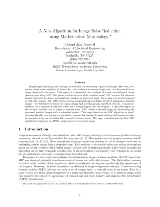 GRUPO 4 : new algorithm for image noise reduction | PDF