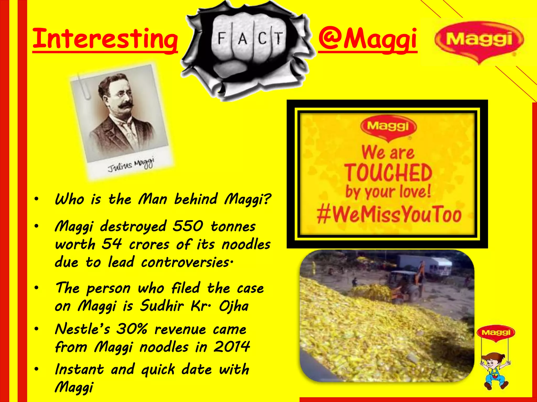 Maggi Marketing Presentation 2016 | PPTX