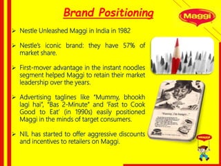 Maggi Marketing Presentation 2016 | PPTX