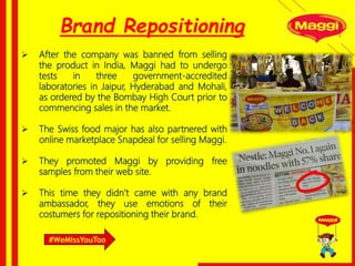 Maggi Marketing Presentation 2016 | PPTX